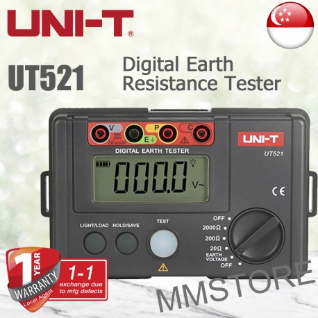 UNI-T UT521 Earth Resistance Tester - MM Store