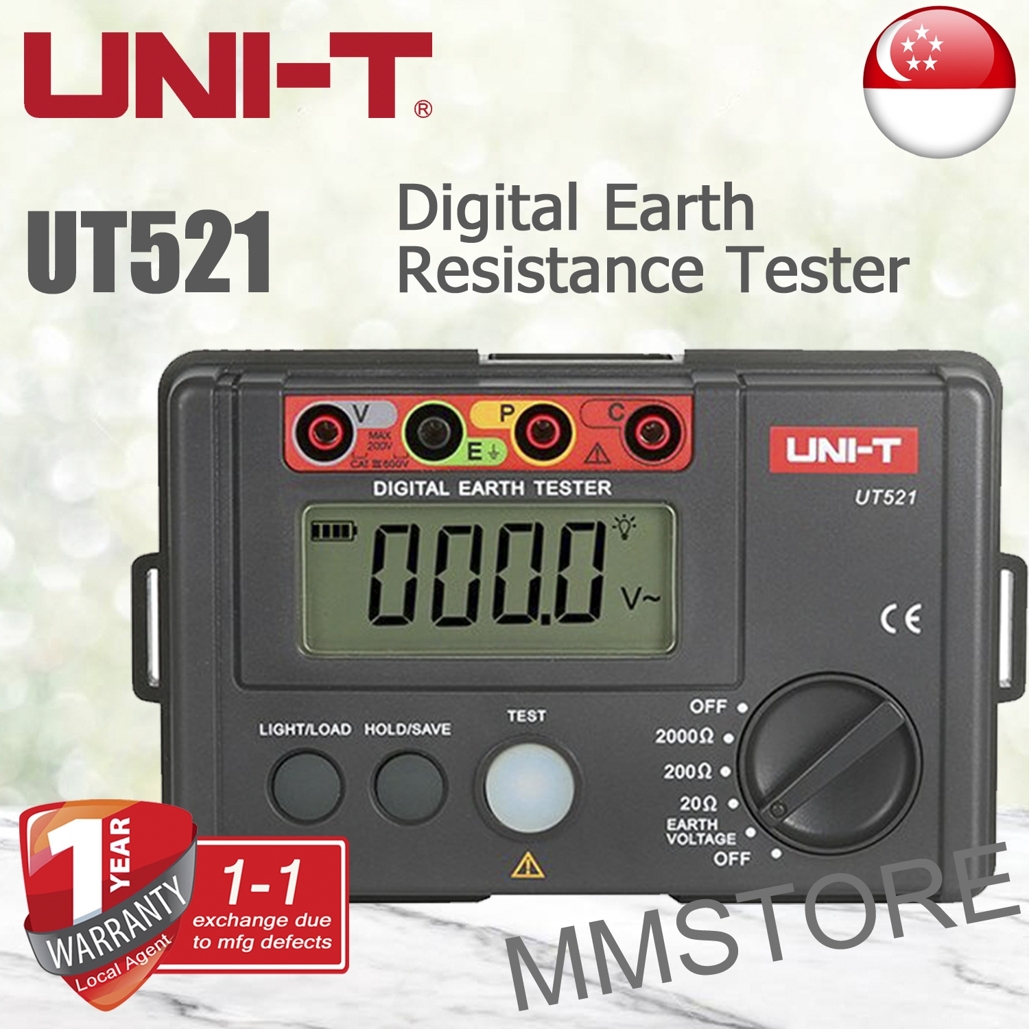Digital Earth Tester