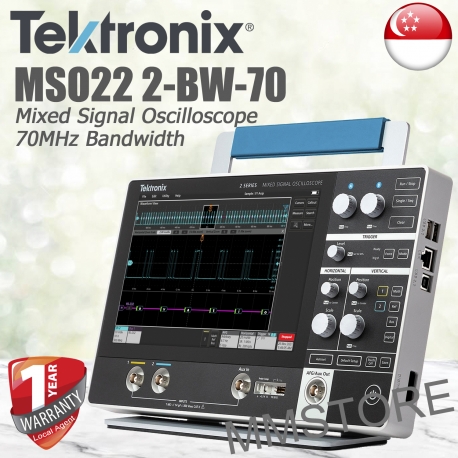 Tektronix MSO22 2-BW-70 Mixed Signal Oscilloscopes - MM Store