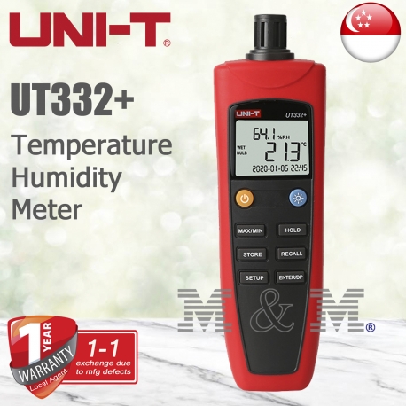 UNI-T UT332+ Digital Temperature Humidity Meter - MM Store