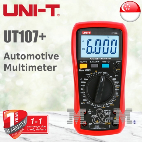 Uni-T UT107+ Automotive Multimeter - MM Store